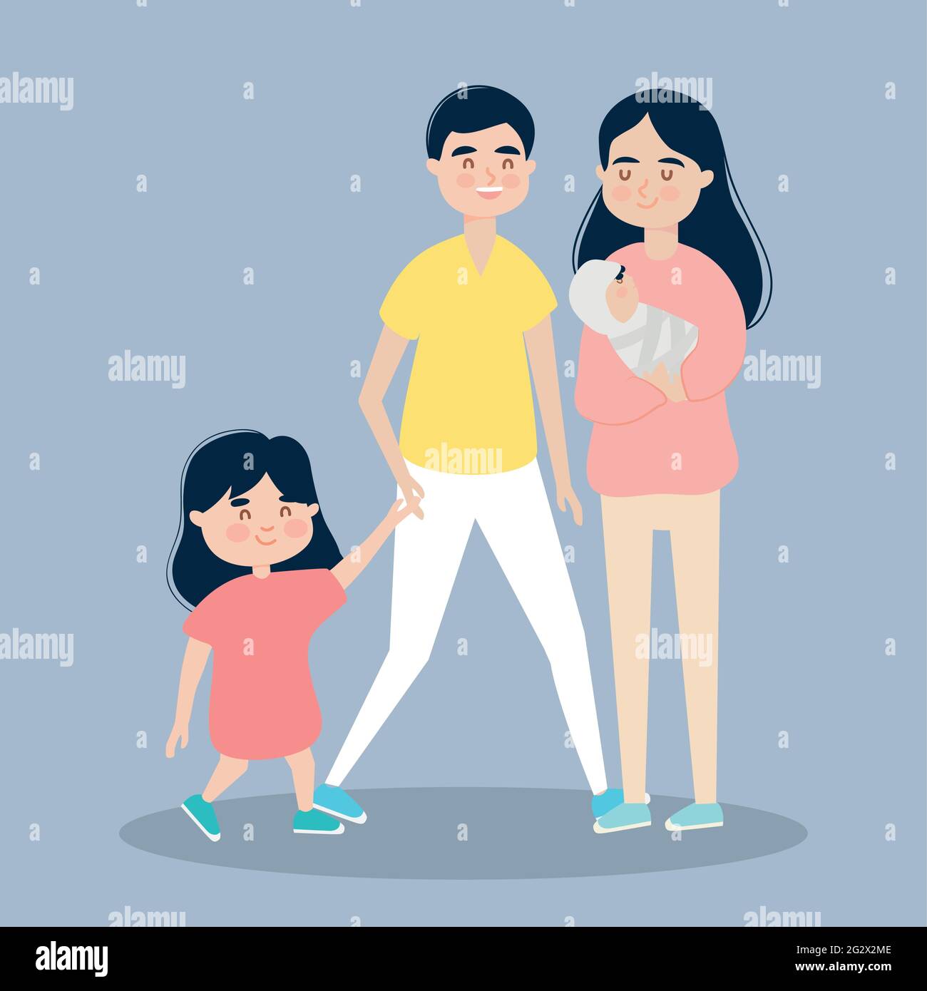 Newborn smiling baby in Stock Vector Images - Alamy