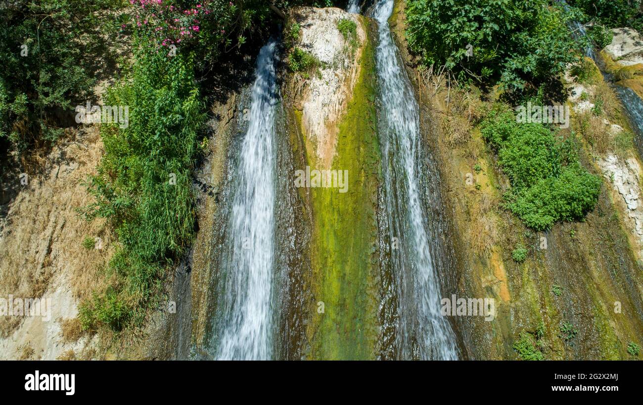 Aerial Photography of the Banias Stream (Banias River or Hermon River ...