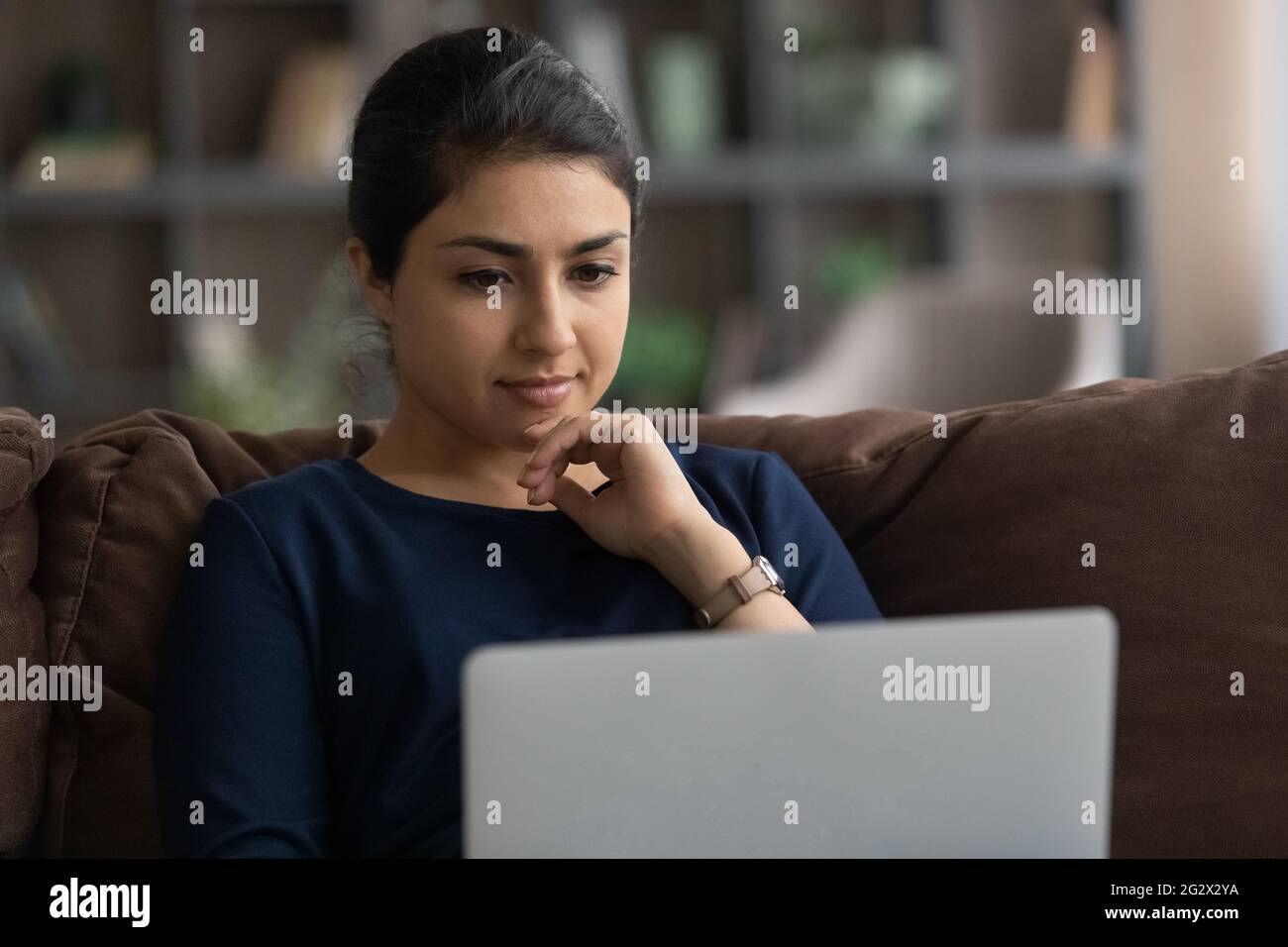 Indian college student thinking hi-res stock photography and images - Alamy