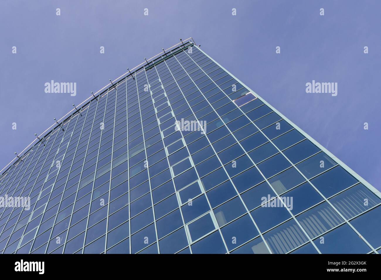 Blue Point office building in Warsaw city, Poland Stock Photo - Alamy
