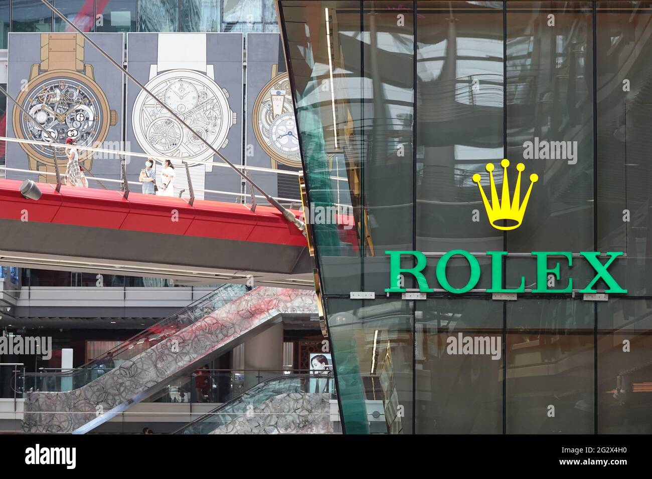 BEIJING, CHINA - JUNE 12, 2021 - A Rolex store in Beijing, China, June ...
