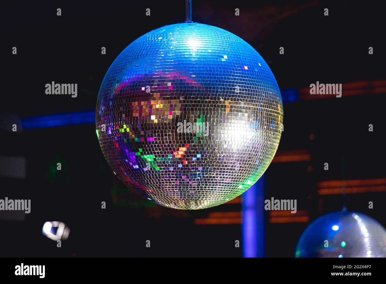 Disco ball in a discotheque Stock Photo - Alamy