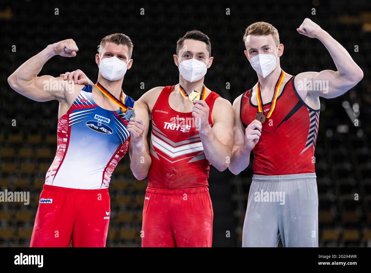 Munich, Germany. 12th June, 2021. Gymnastics: Olympic qualification ...