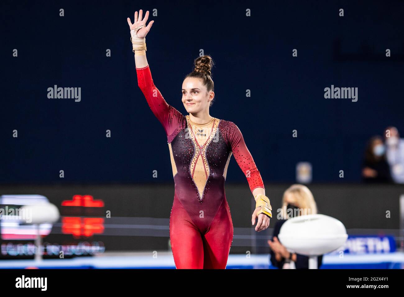 Munich, Germany. 12th June, 2021. Gymnastics: Olympic Qualification ...