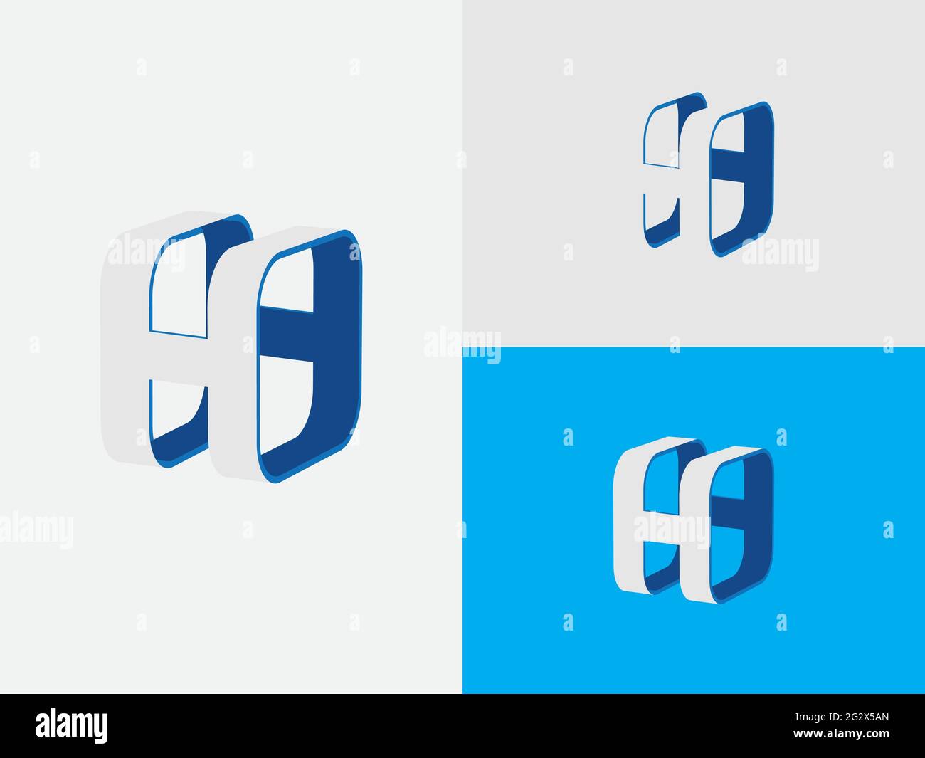 Letter h wedding logo hi-res stock photography and images - Alamy