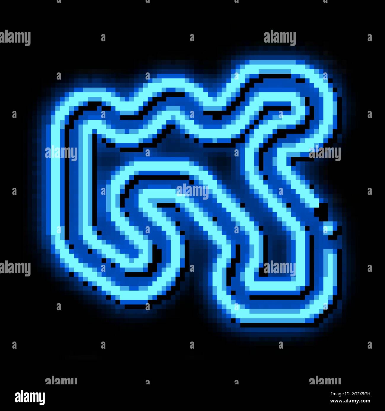 track karting neon glow icon illustration Stock Vector Image & Art - Alamy