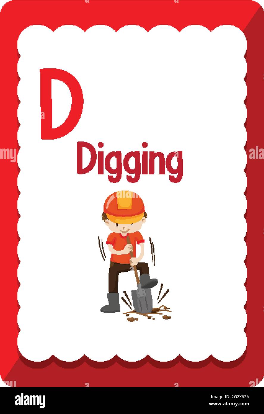 Kids digging Stock Vector Images - Alamy
