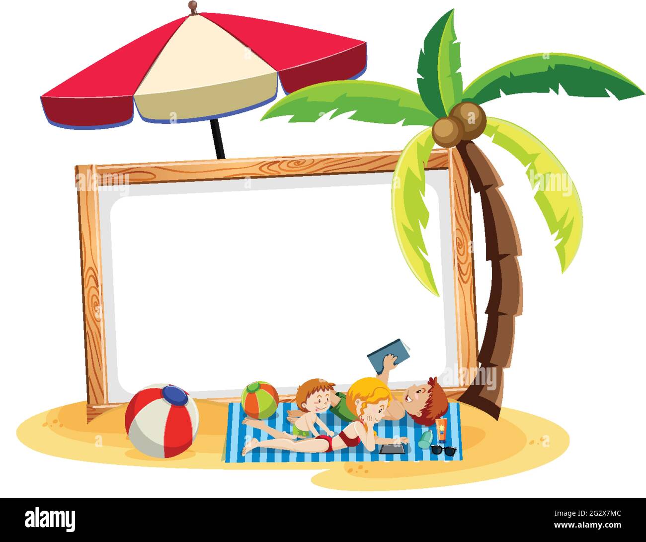 Clip Art Summer Beach