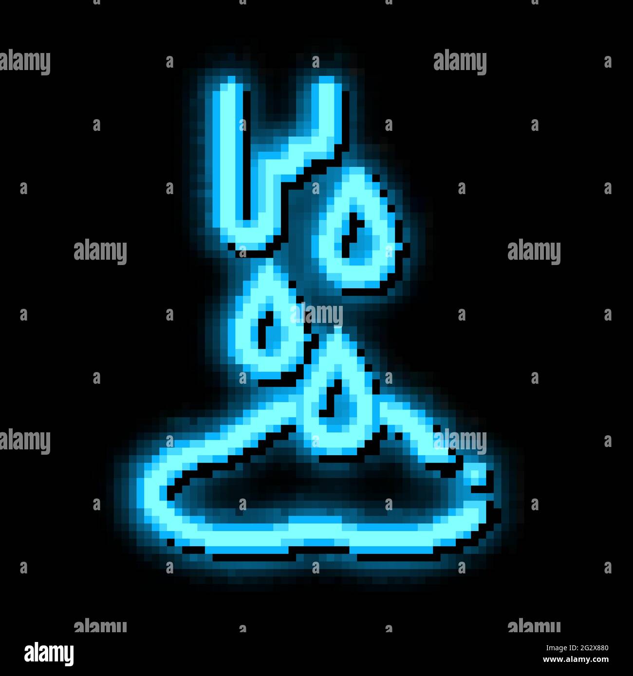 water broke neon glow icon illustration Stock Vector Image & Art - Alamy