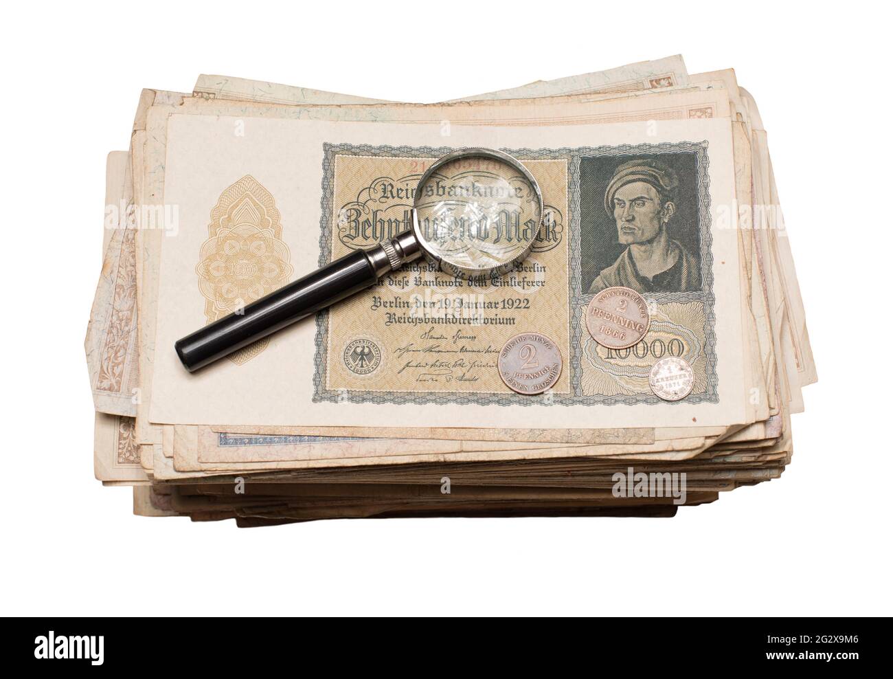 collectibles Coins Banknotes Awards Stock Photo - Alamy