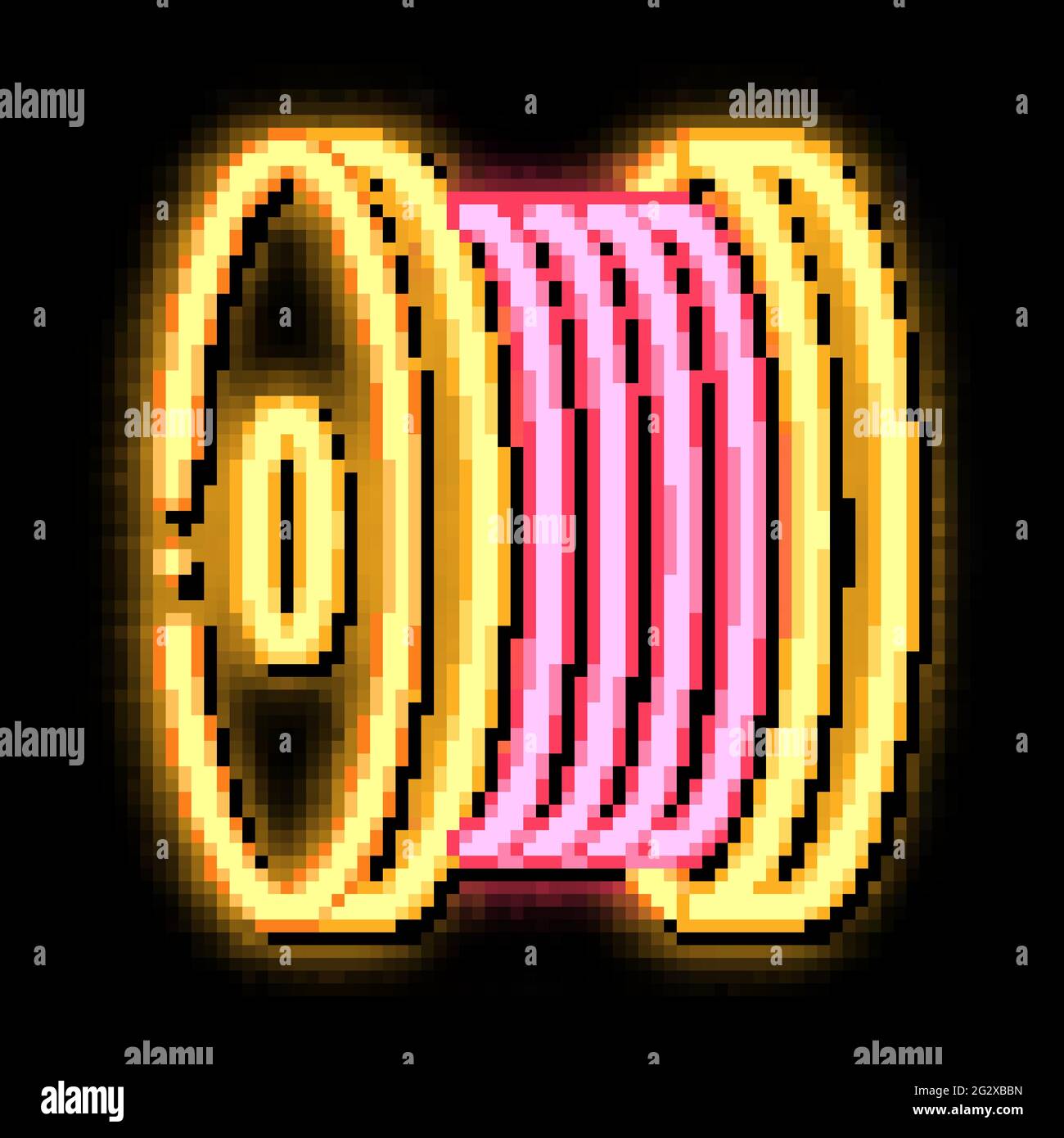 bobbin fiber neon glow icon illustration Stock Vector Image & Art - Alamy