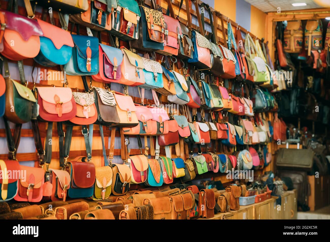 Indian leather bags hi-res stock photography and images - Alamy