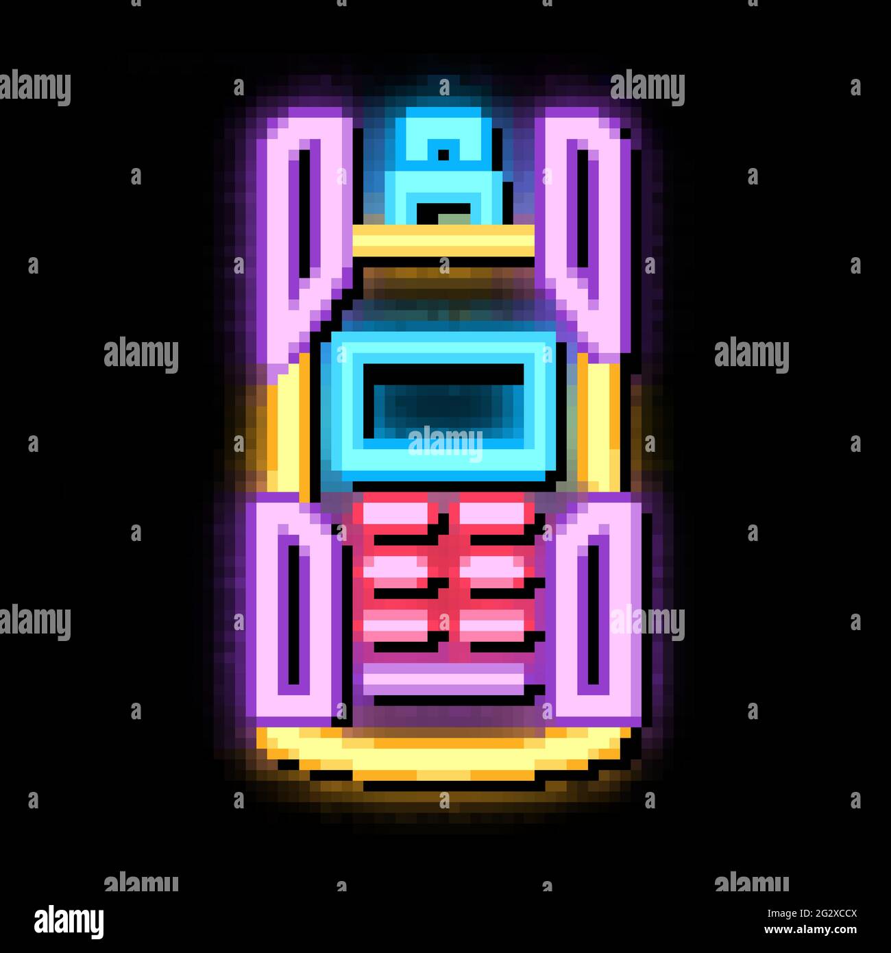 electric tester cable neon glow icon illustration Stock Vector Image ...