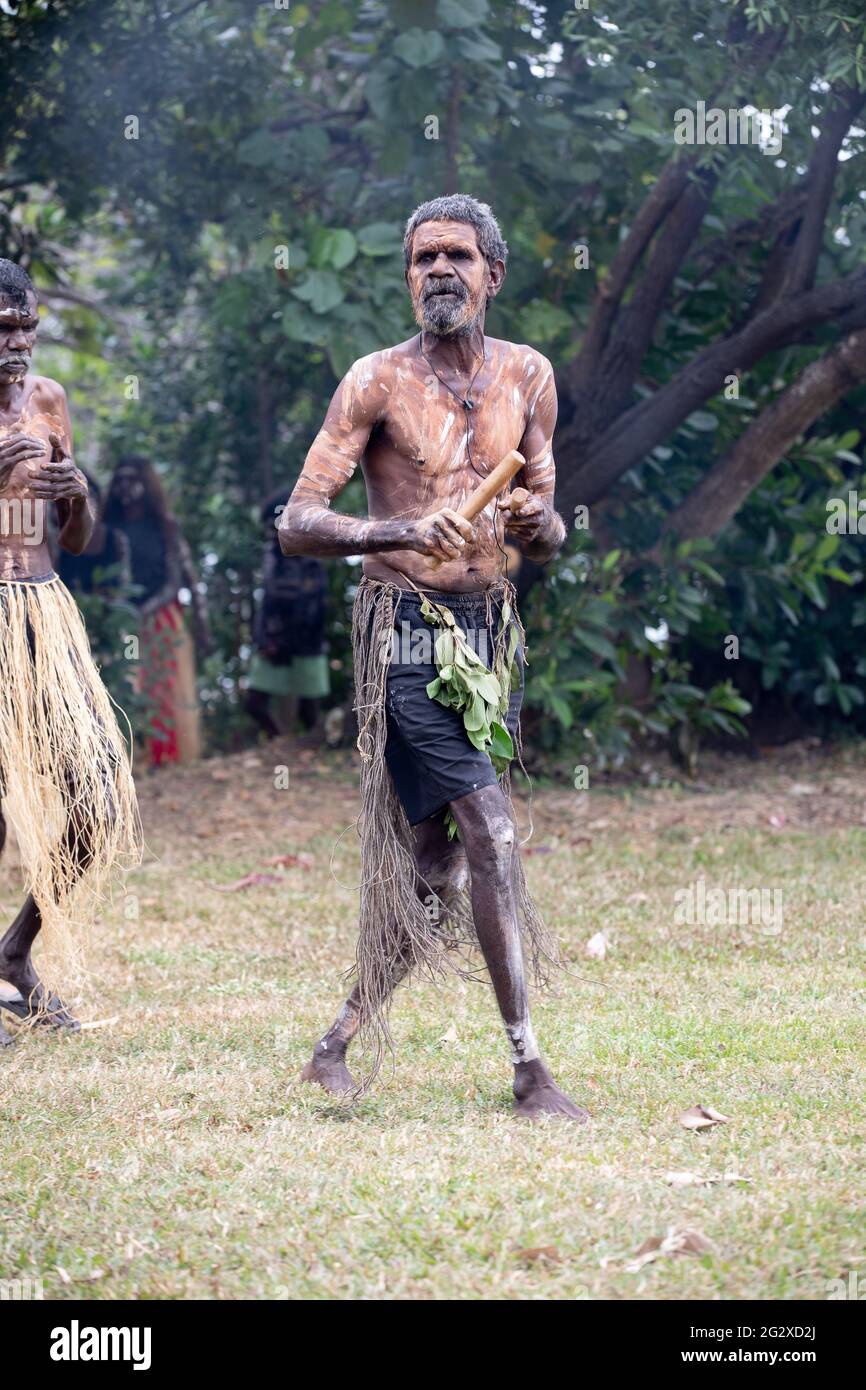Cooktown, Queensland, Australia. 13th of June 2021. A re-enactment ...