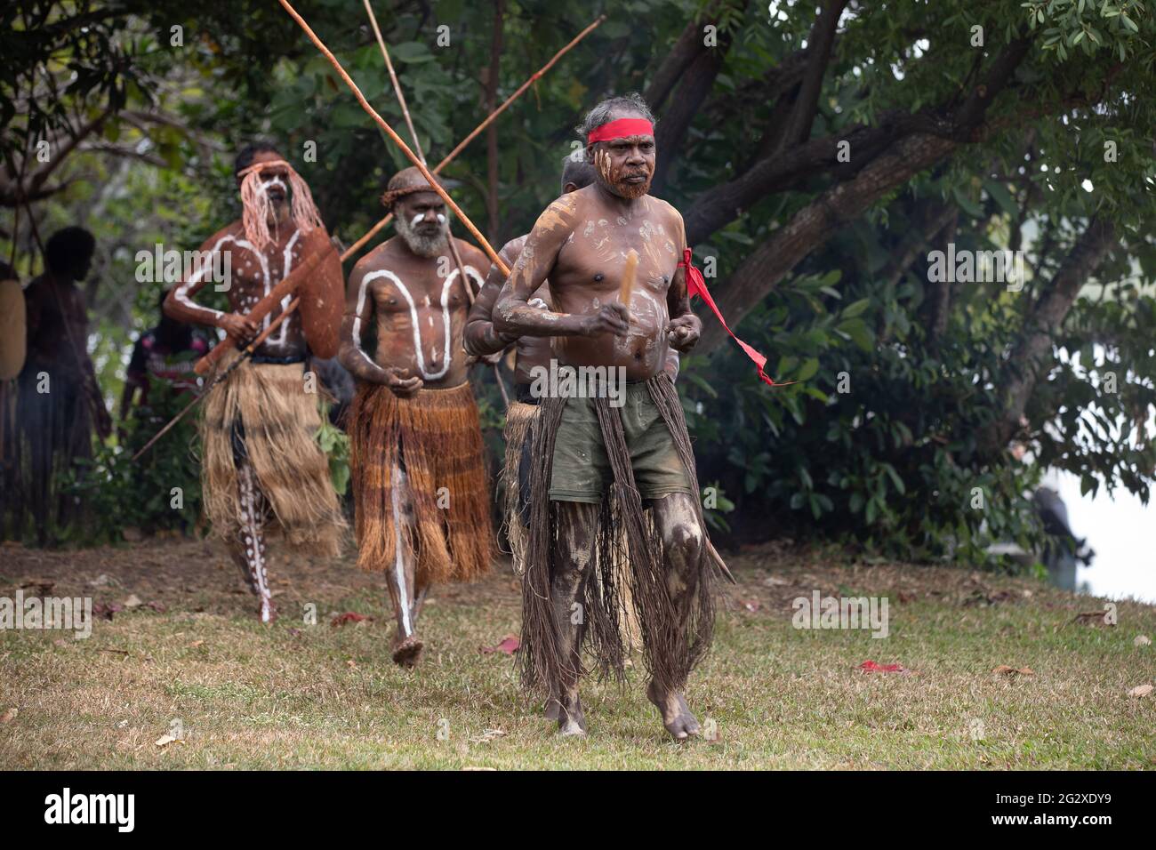 Cooktown, Queensland, Australia. 13th of June 2021. A re-enactment ...