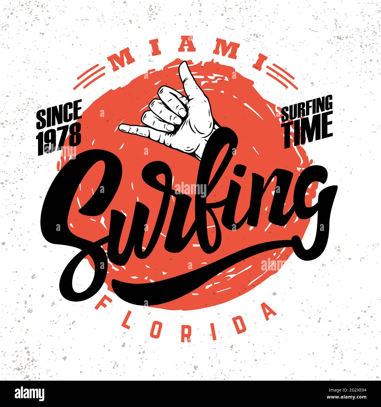 Beach waves florida Stock Vector Images - Alamy