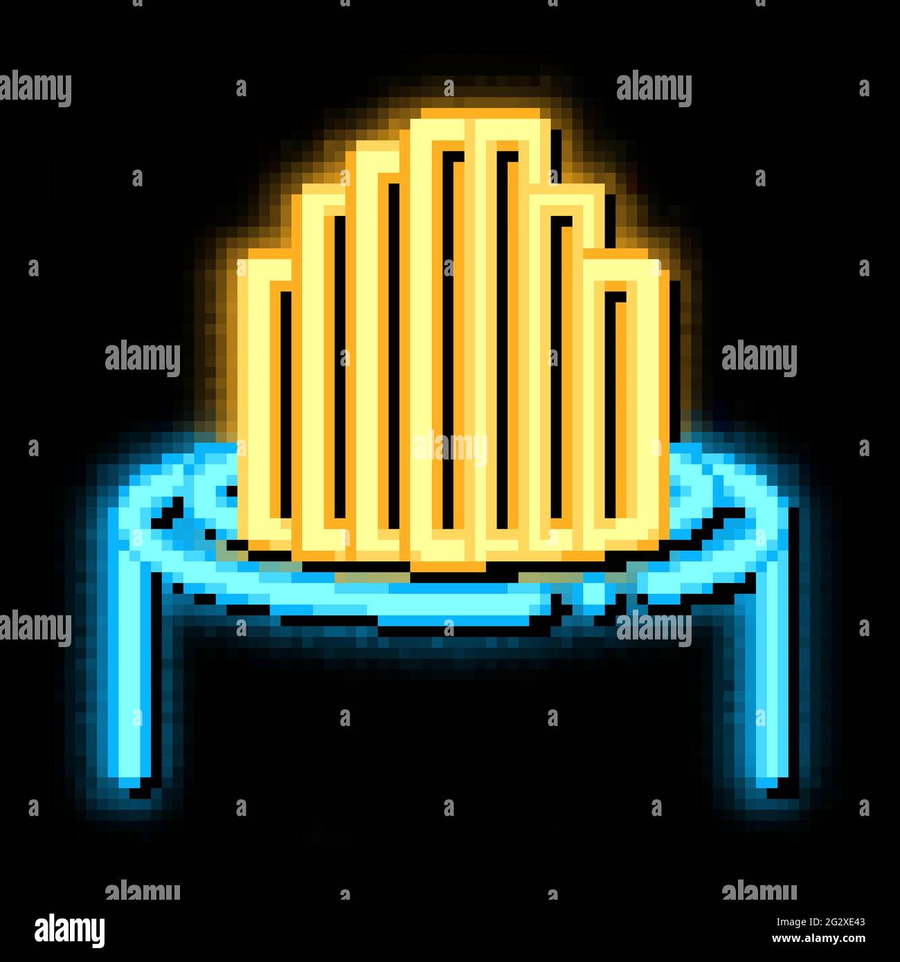 cable with conductors neon glow icon illustration Stock Vector Image ...