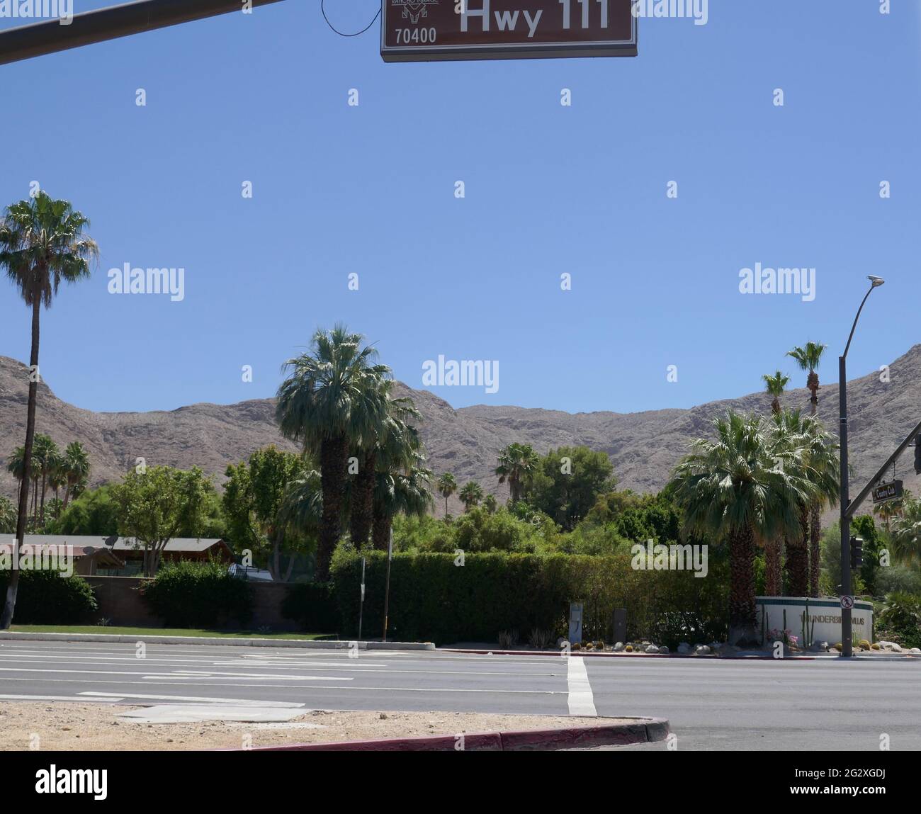 Palm Springs, California, USA 10th June 2021 A general view of ...