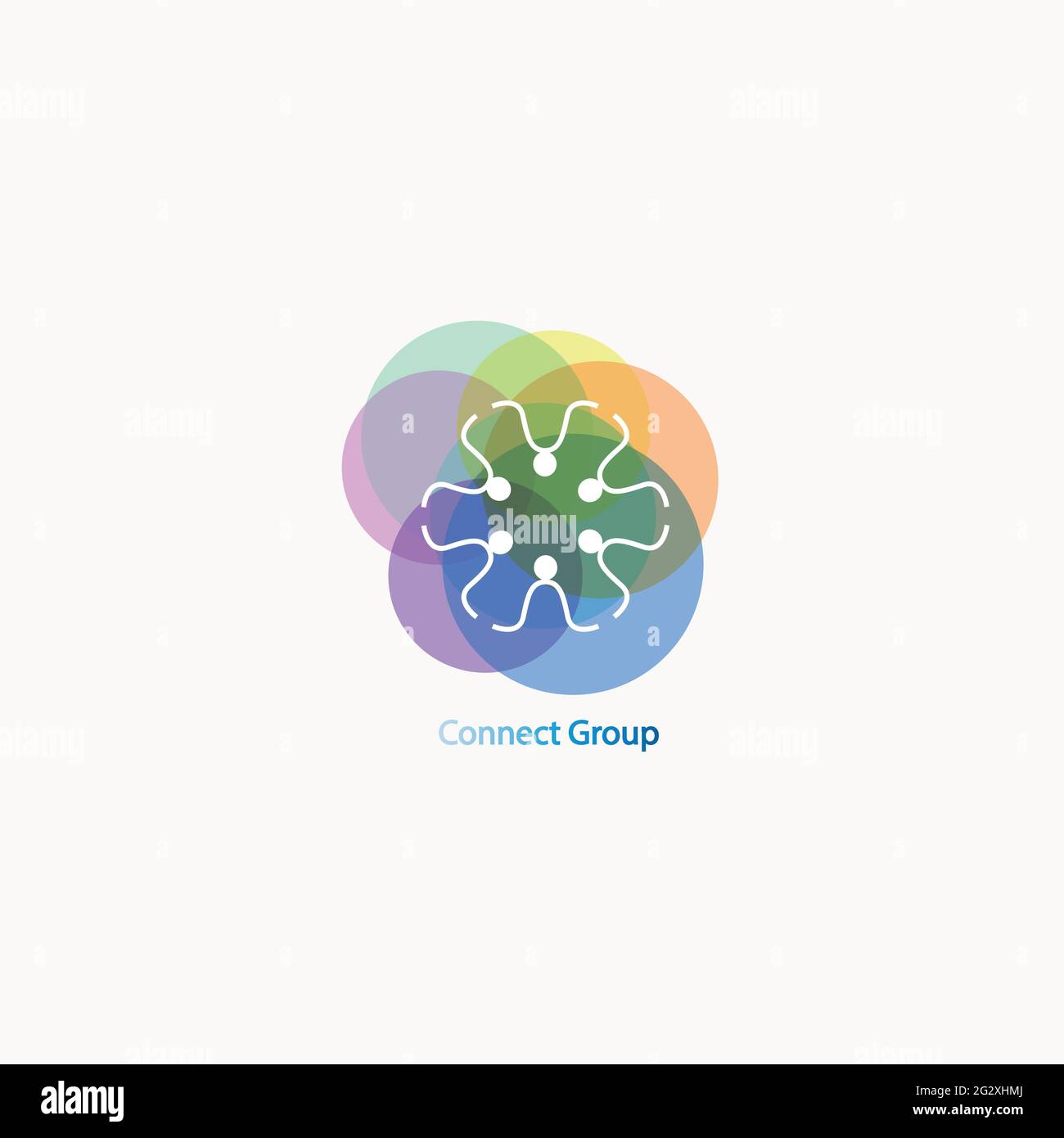 Human connection on the white Stock Vector Image & Art - Alamy