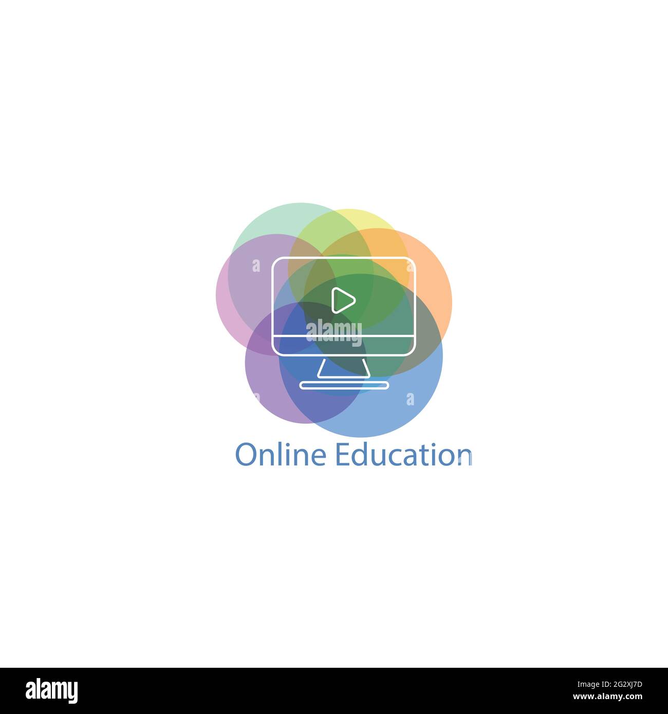 Online education tutorial study Cut Out Stock Images & Pictures - Alamy