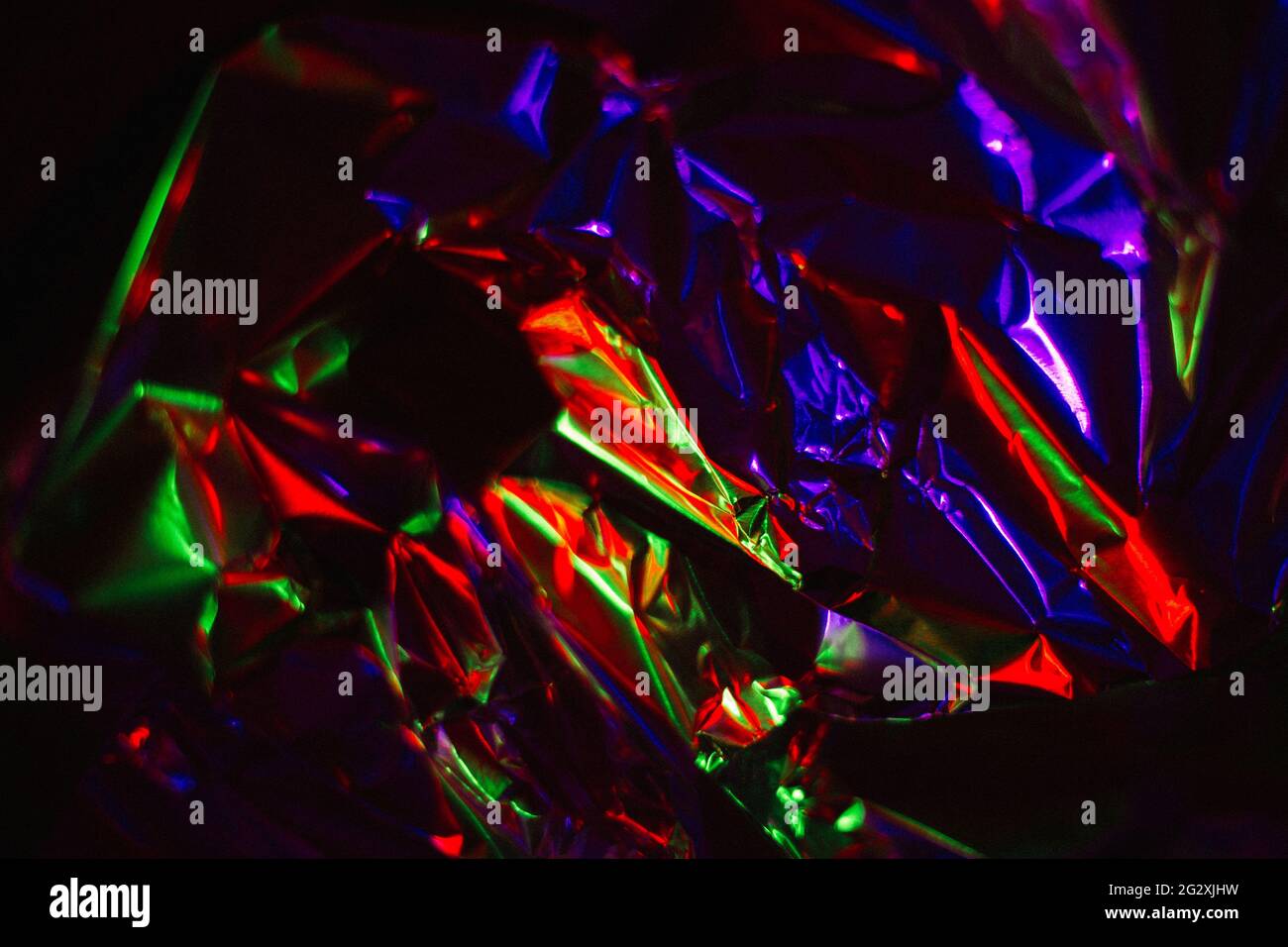 Colorful crumpled foil paper texture Stock Photo - Alamy