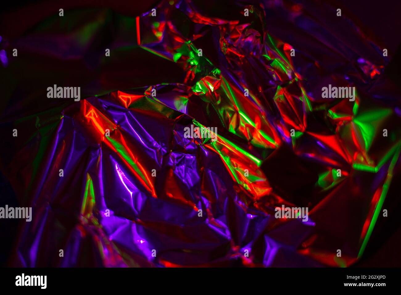 Colorful crumpled foil paper texture Stock Photo - Alamy