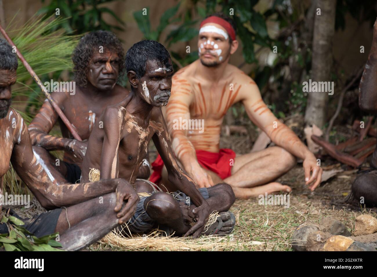 Cooktown, Queensland, Australia. 13th of June 2021. A re-enactment ...
