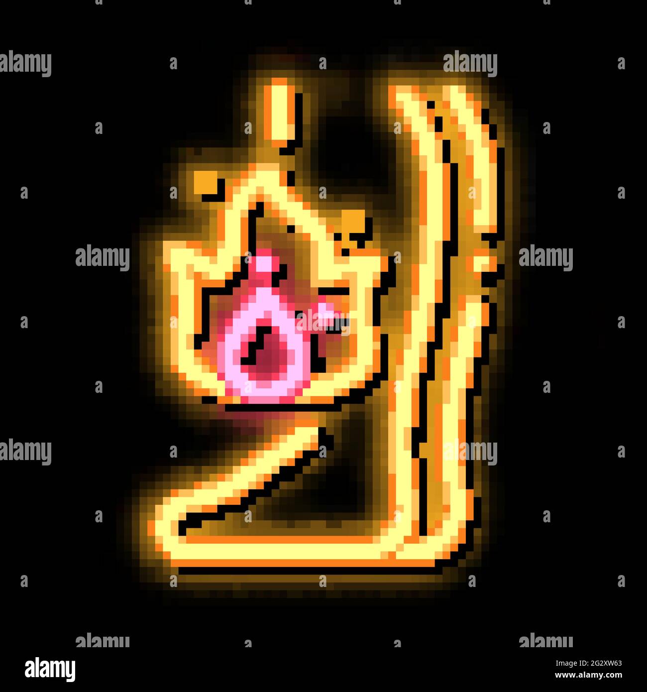 burning pain legs color icon vector illustration Stock Vector Image ...