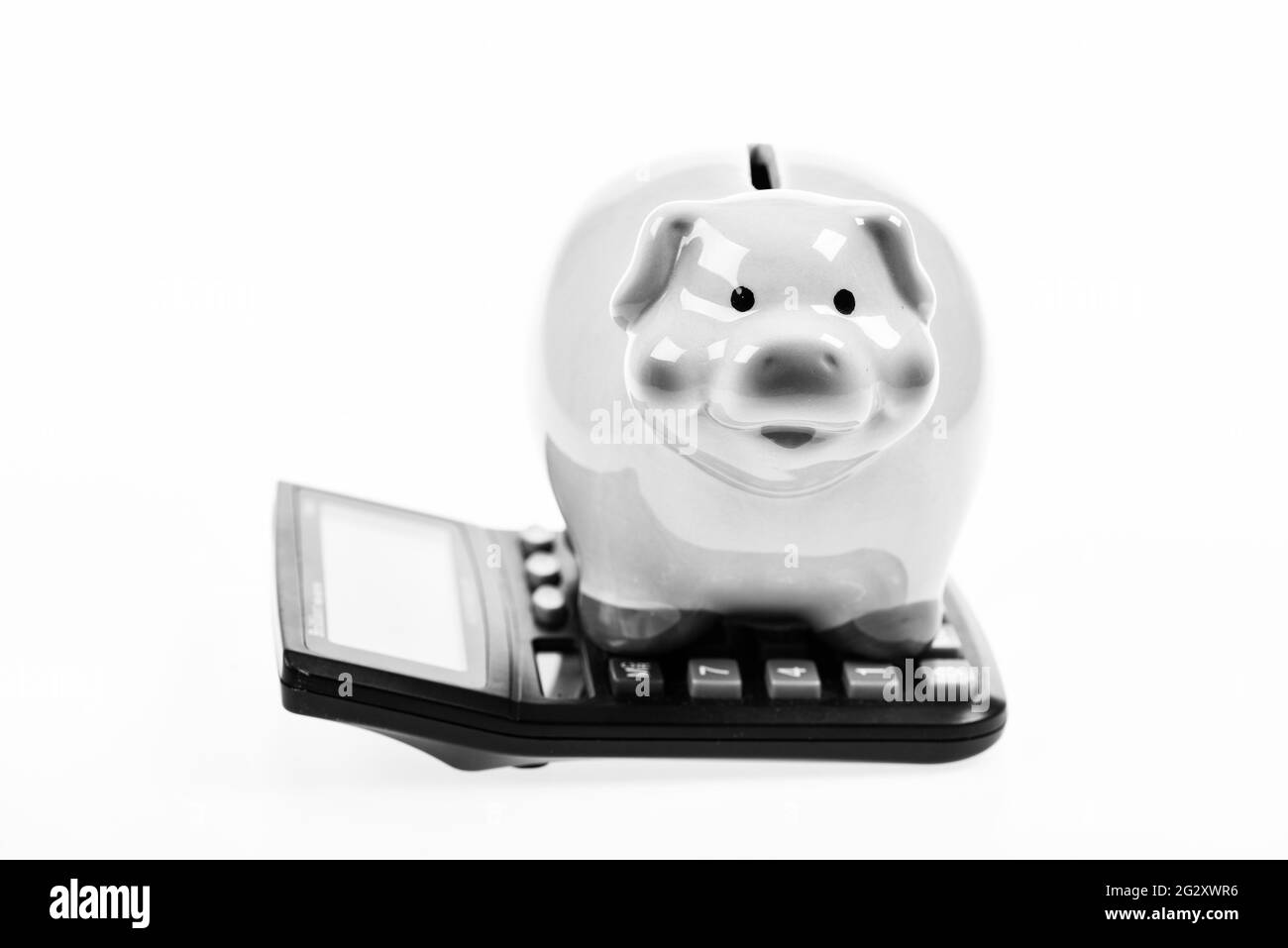 Family budget management business Black and White Stock Photos & Images ...