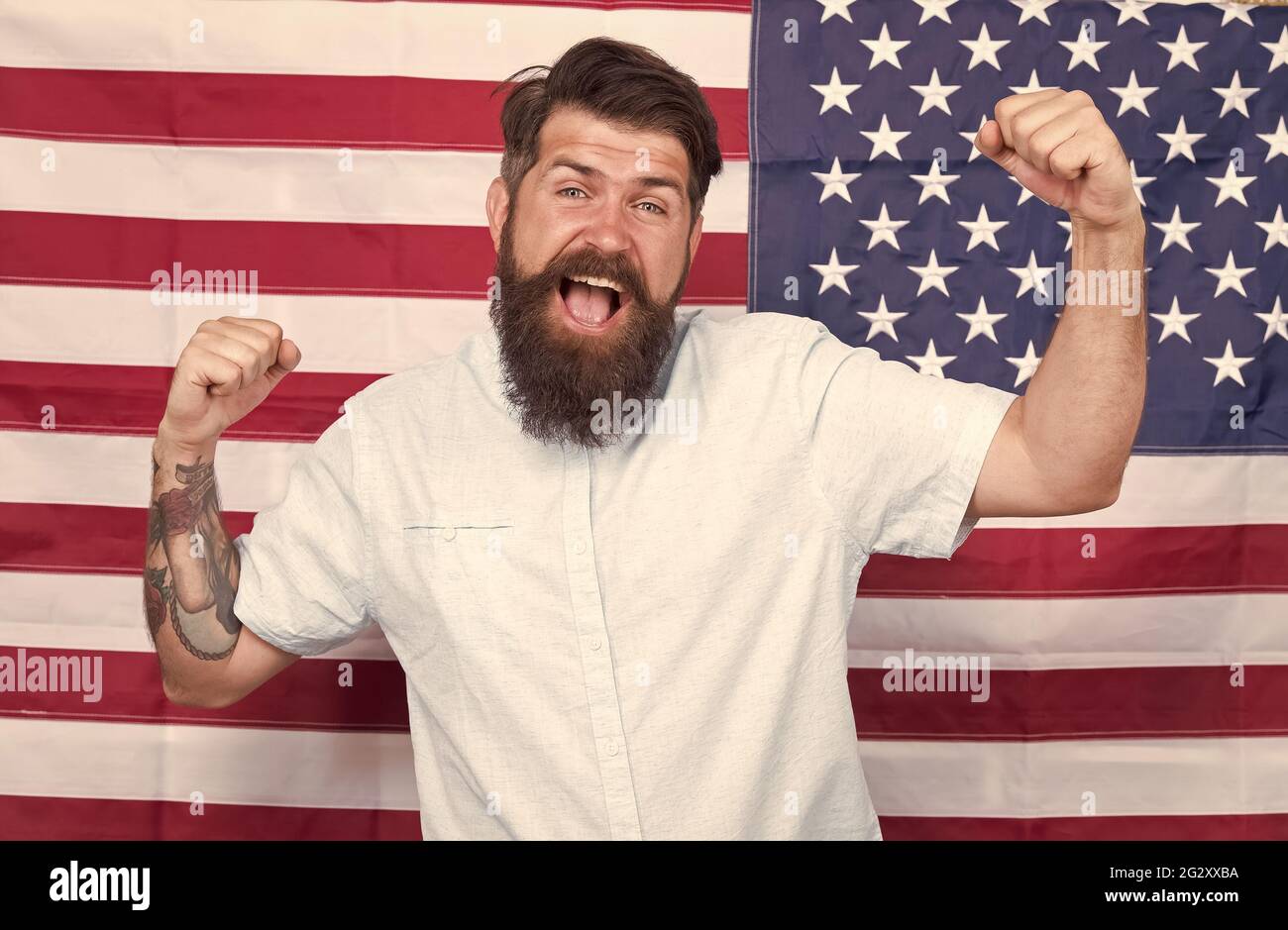free at last. he is true american. Happy man celebrate 4th of July ...