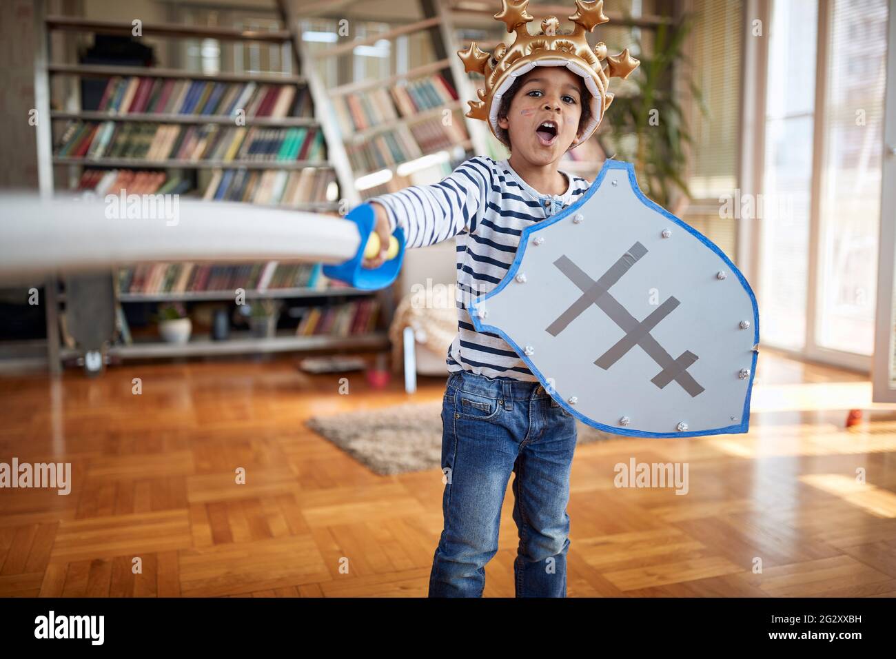 Cute knight hi-res stock photography and images - Alamy