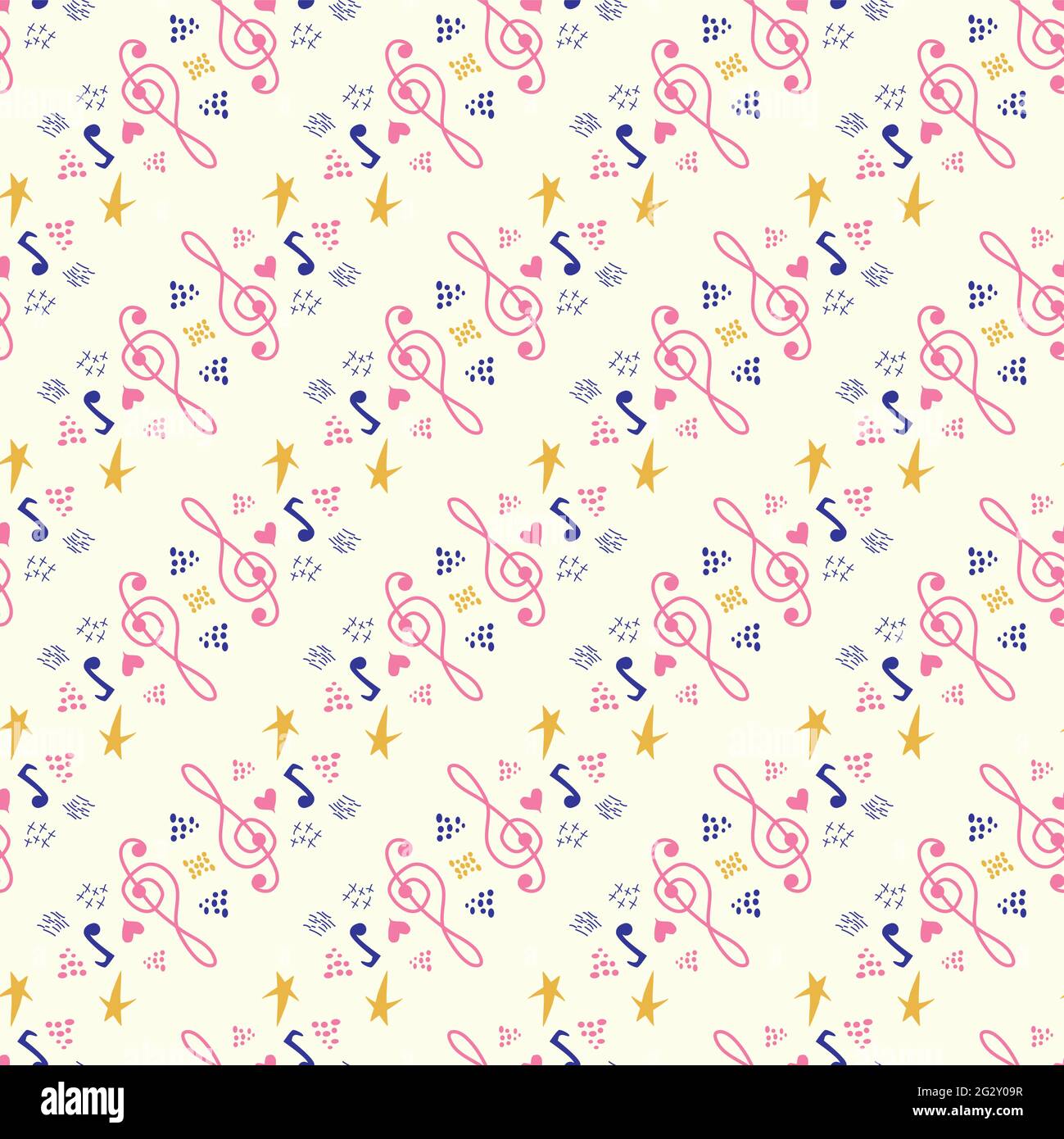 Classic musical patterns, with sheet music and treble clef, great ...