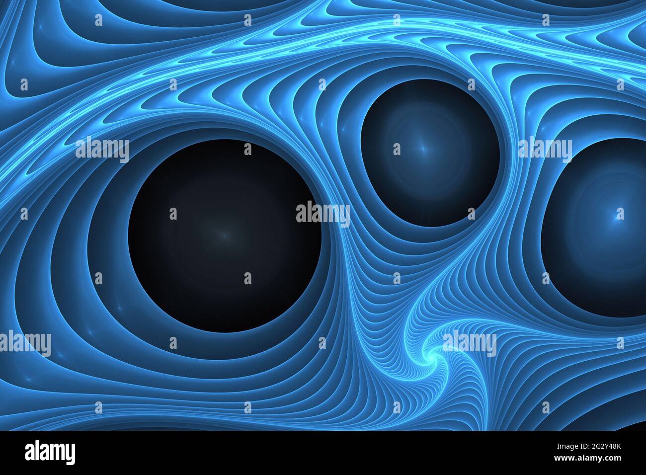 image of one Illustration of digital fractal Stock Photo - Alamy