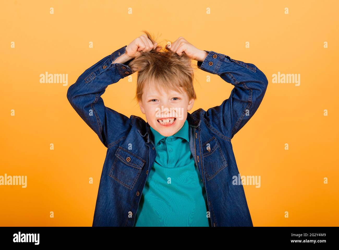 Redhead kid grimace hi-res stock photography and images - Alamy