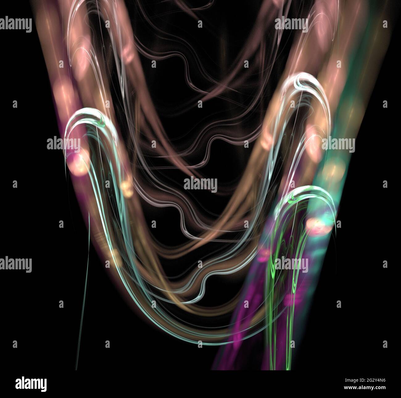 image of one Illustration of digital fractal Stock Photo - Alamy