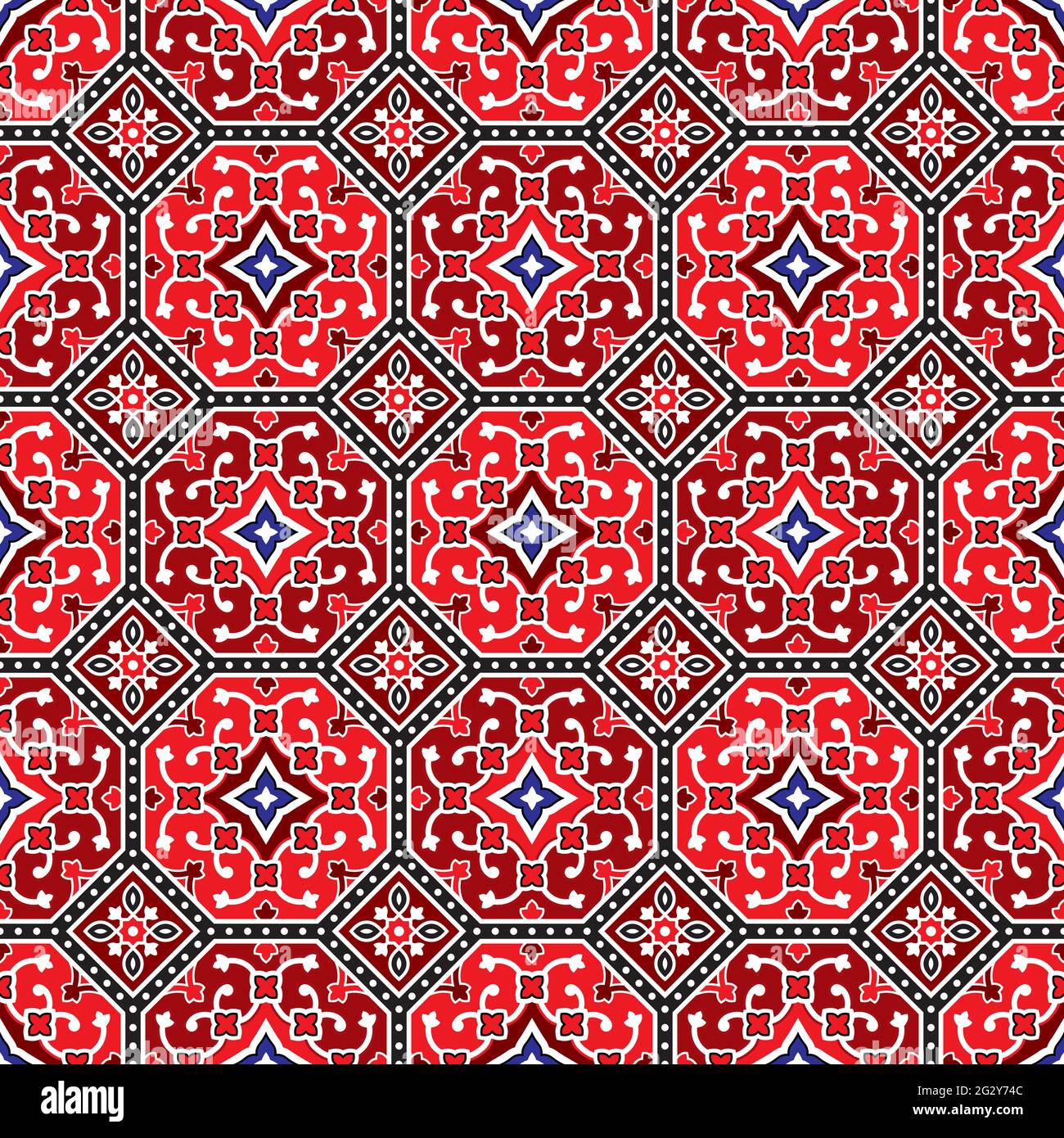 Sindhi red ajrak pattern hi-res stock photography and images - Alamy