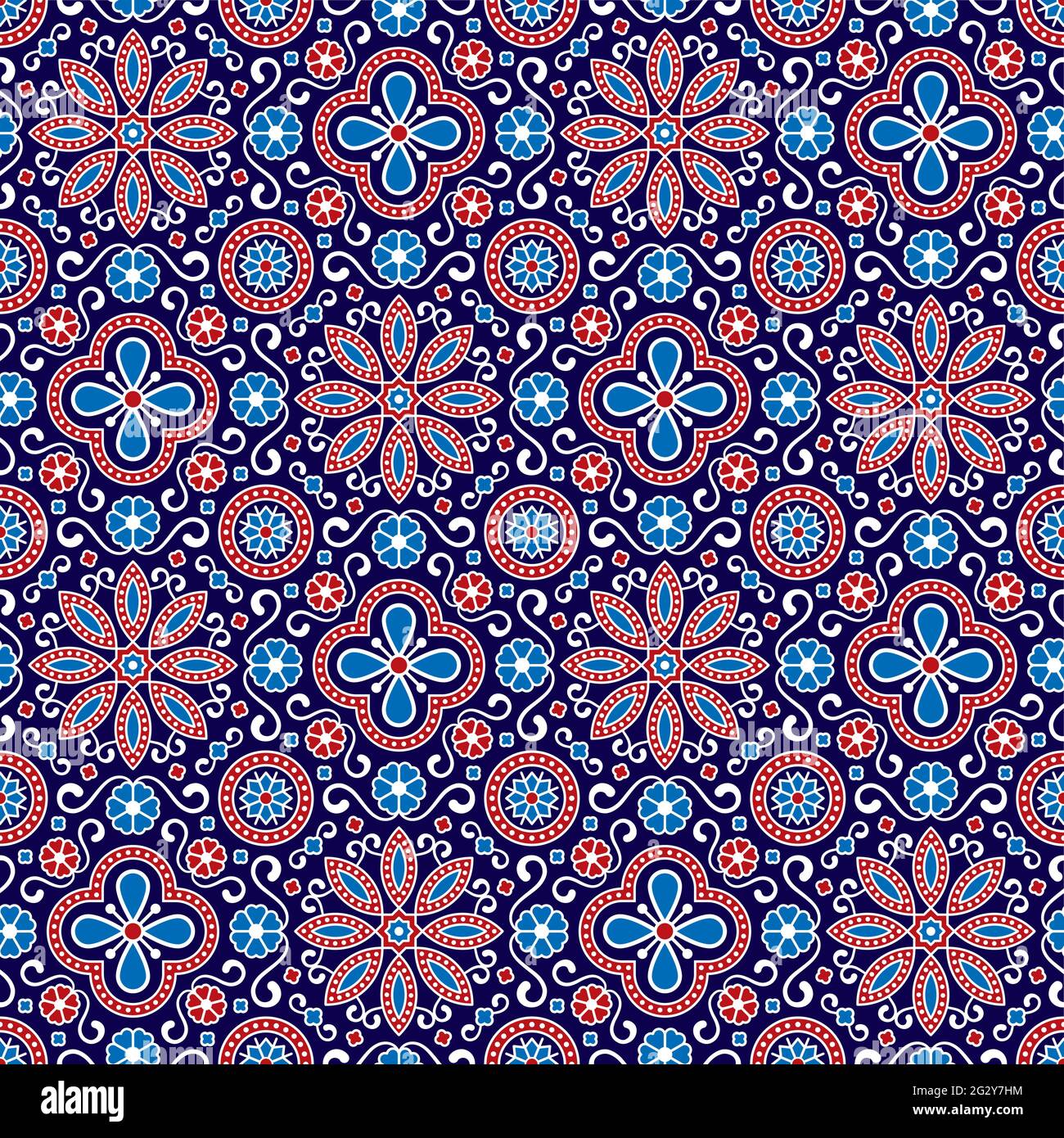 Colorful Ajrak Pattern, Tribal and ethnic Background, Vector ...
