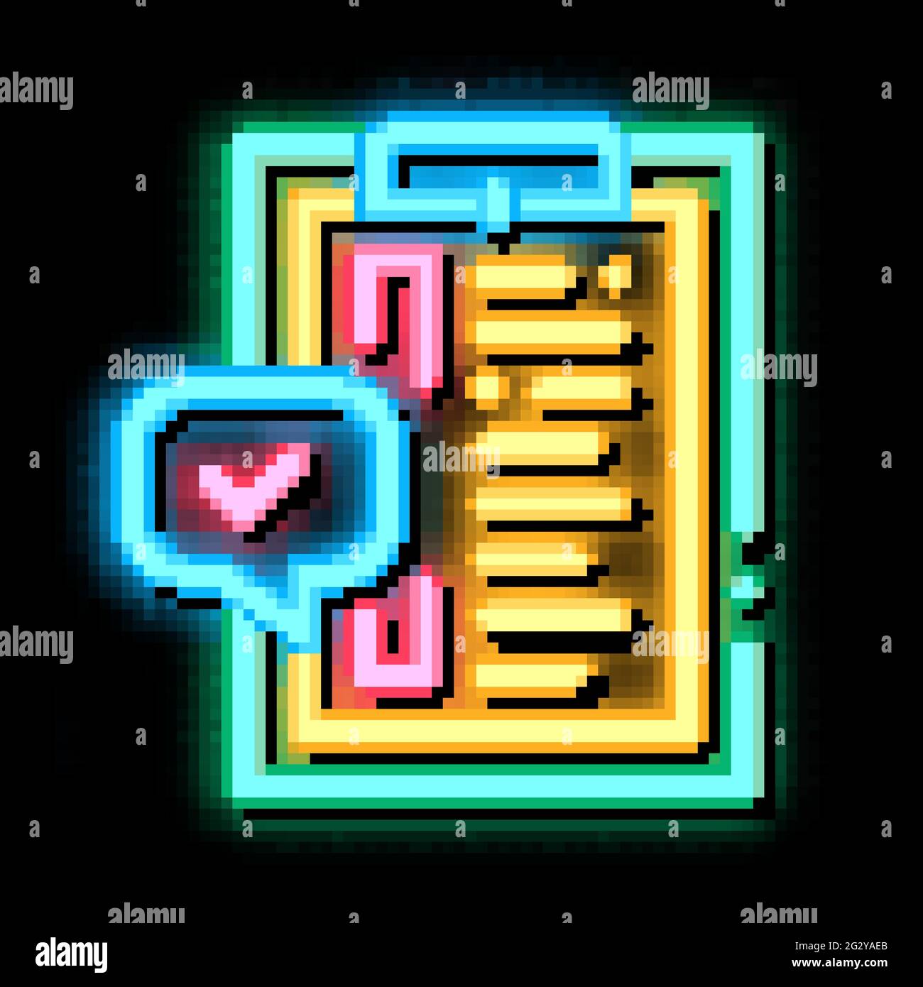 Glowing task list hi-res stock photography and images - Alamy