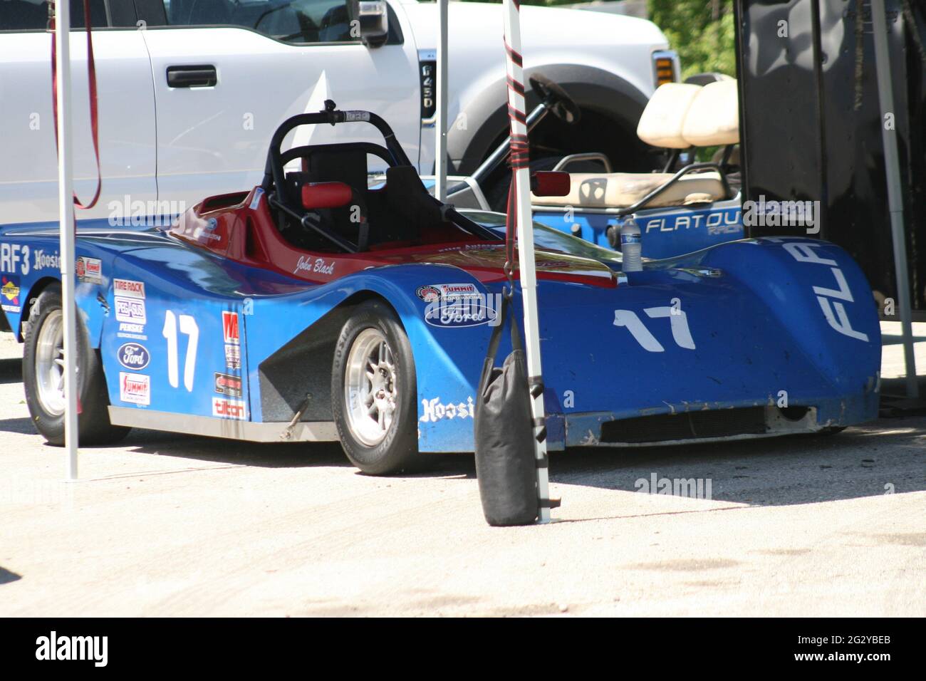 Road America Raceway paddock during the June Sprints SCCA Stock Photo ...