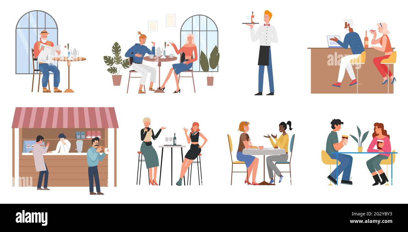 Food drink on table restaurant Cut Out Stock Images & Pictures - Alamy