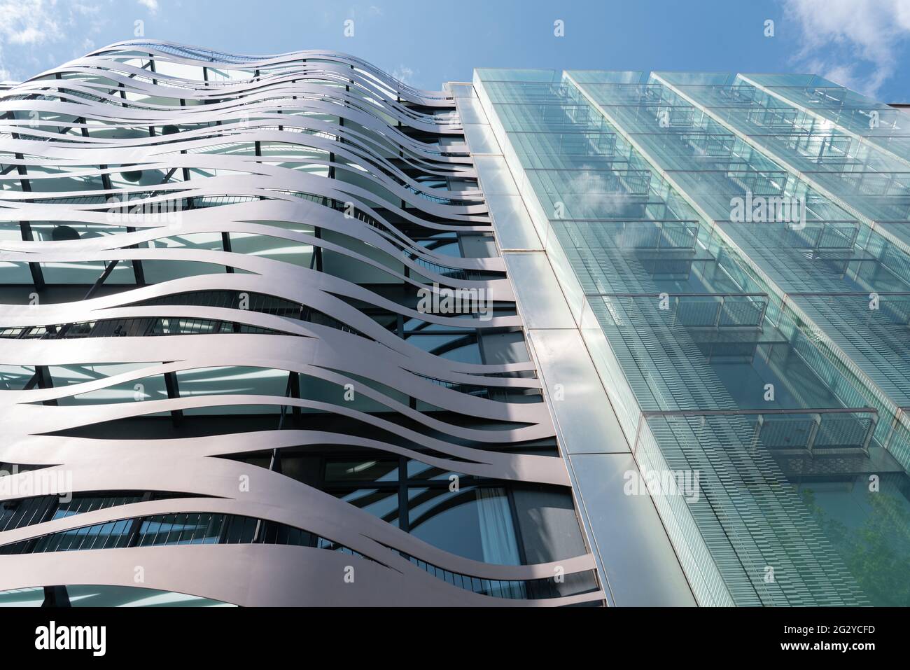 Architectural Abstract Detail of Modern Building Facade Stock Photo - Alamy