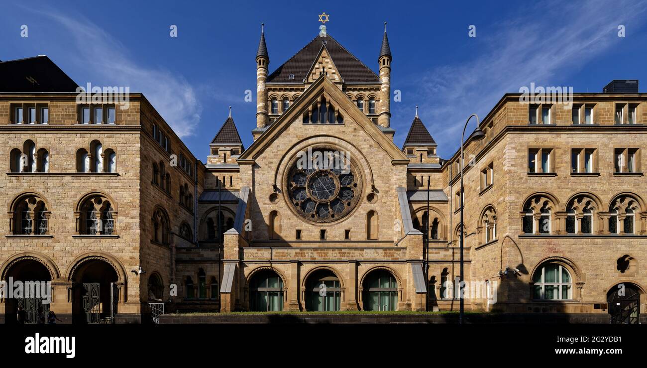 Cologne, Germany - June 11, 2021: Historical old synagogue in cologne ...