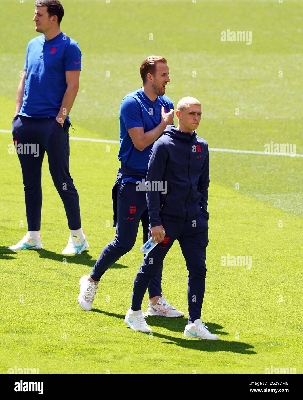 England’s Phil Foden on the pitch before the UEFA Euro 2020 Group D ...