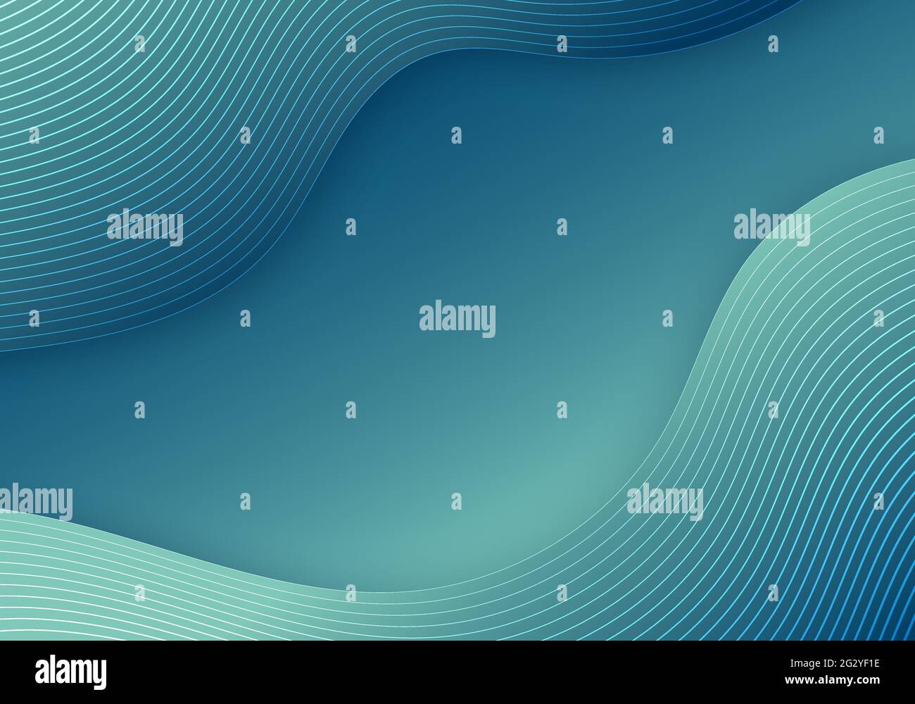 Abstract blue fluid wave gradient shape and lines template background ...