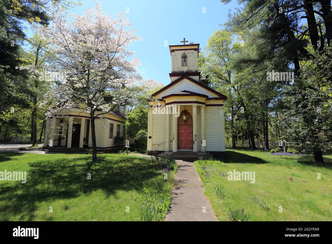 Historic St. Andrews Episcopal Church Yaphank Long Island New York ...