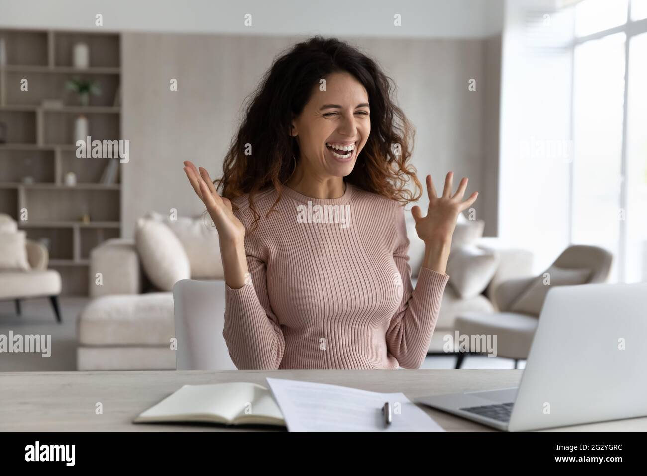 Woman triumph hi-res stock photography and images - Alamy