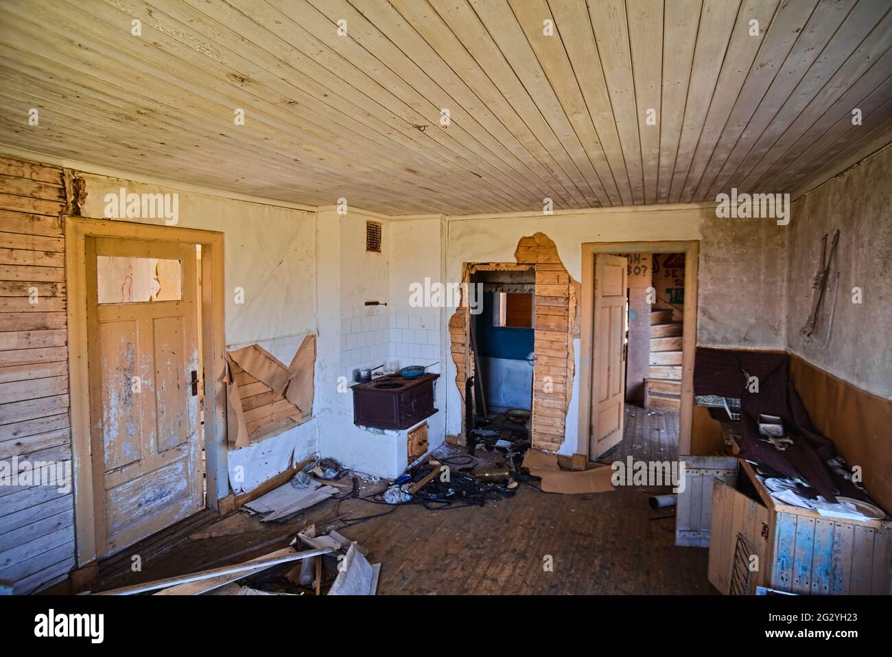 Broken House Inside