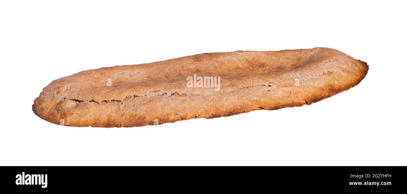 Georgian gray bread shoti isolated on white background. Food Stock ...