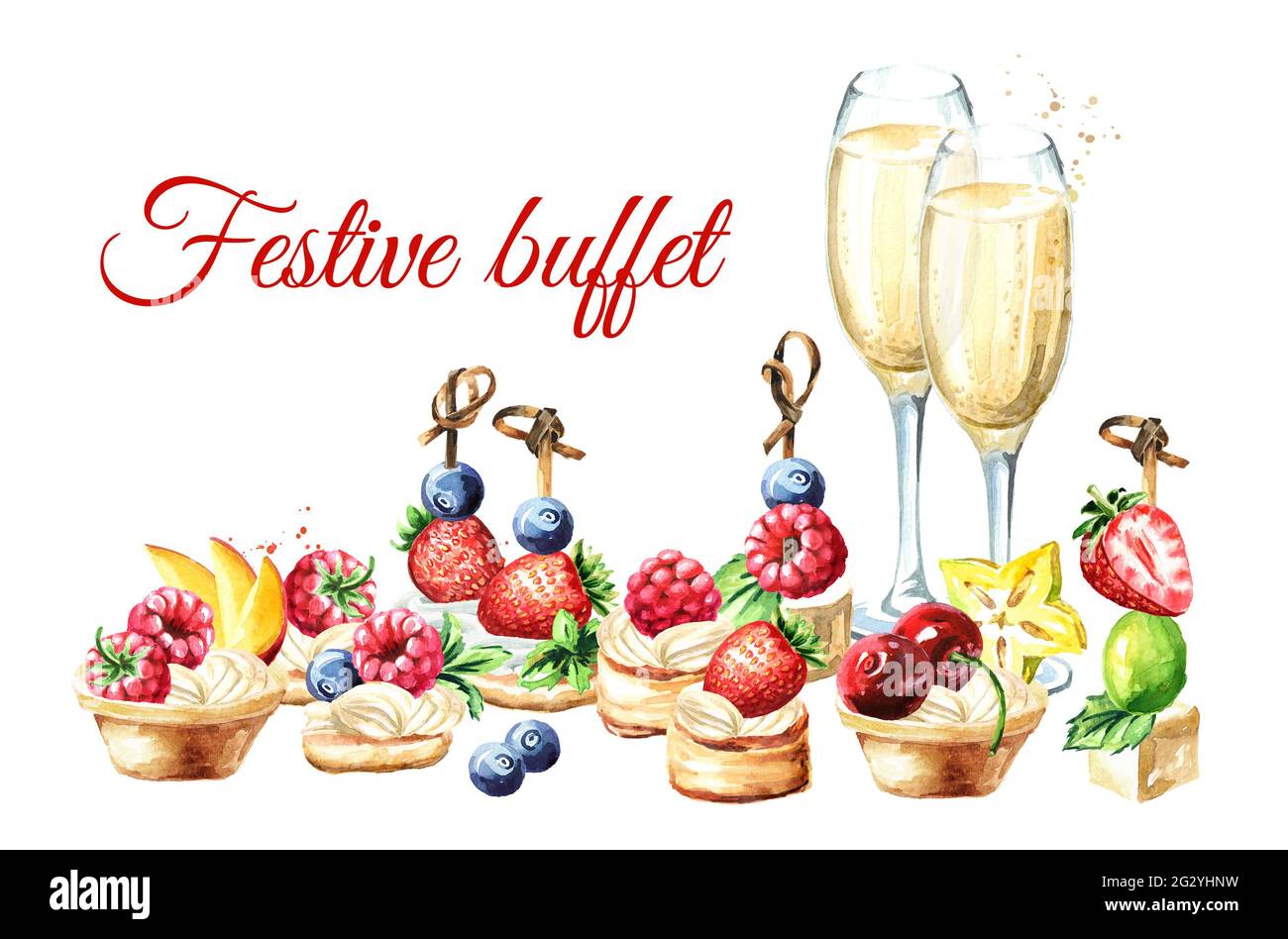 Xmas Buffet Clip Art