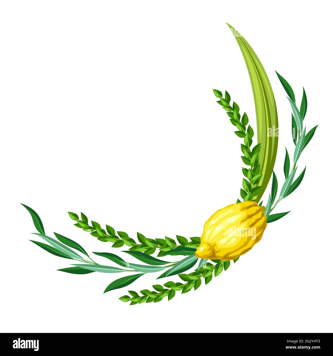 Happy Sukkot decorative frame. Holiday background with Jewish festival ...